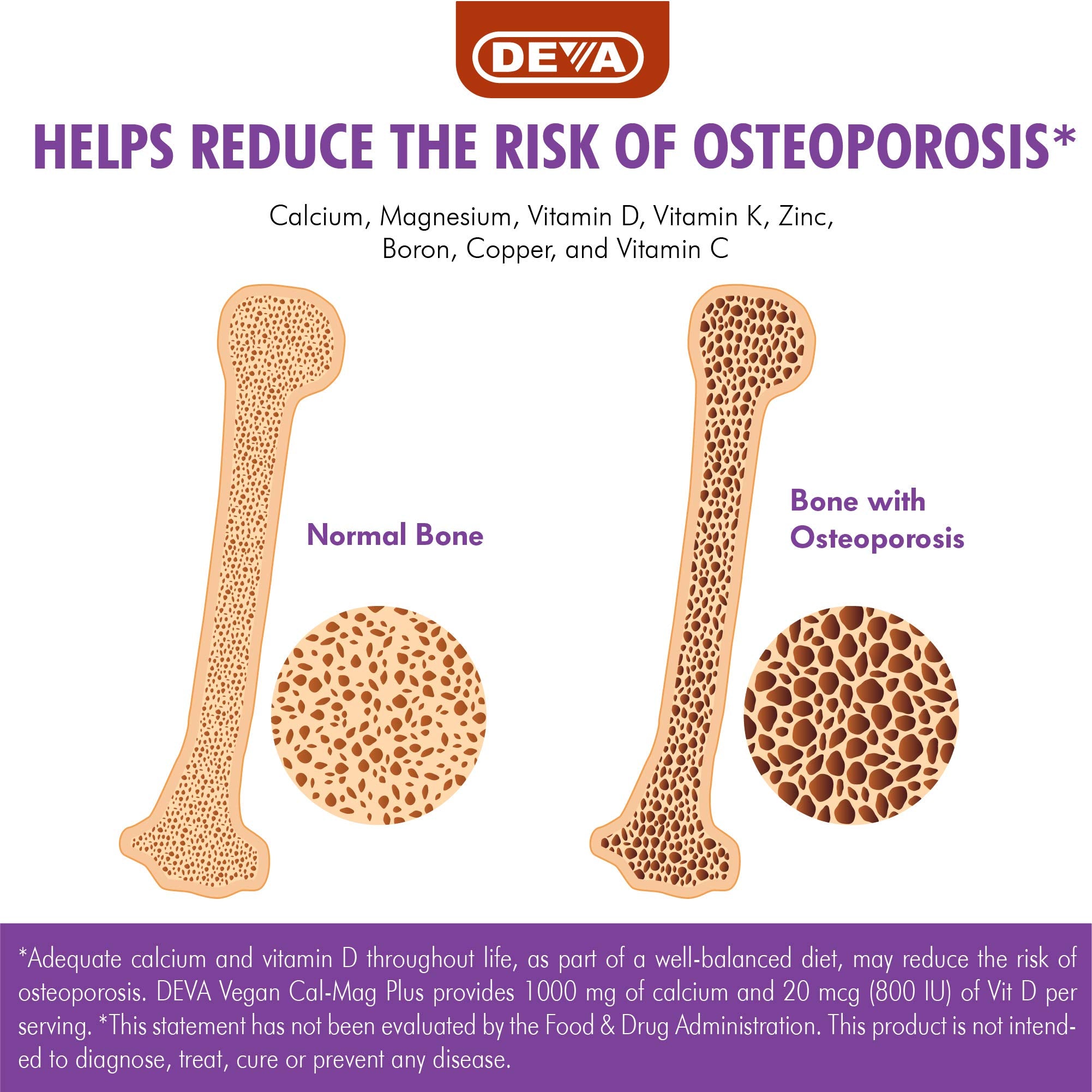 DEVA calcium for healthy immune system