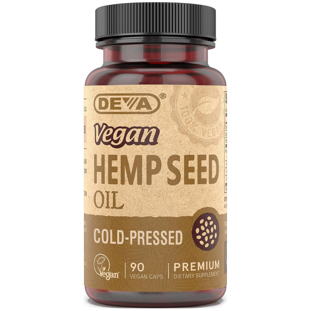 DEVA hemp seed oil capsules