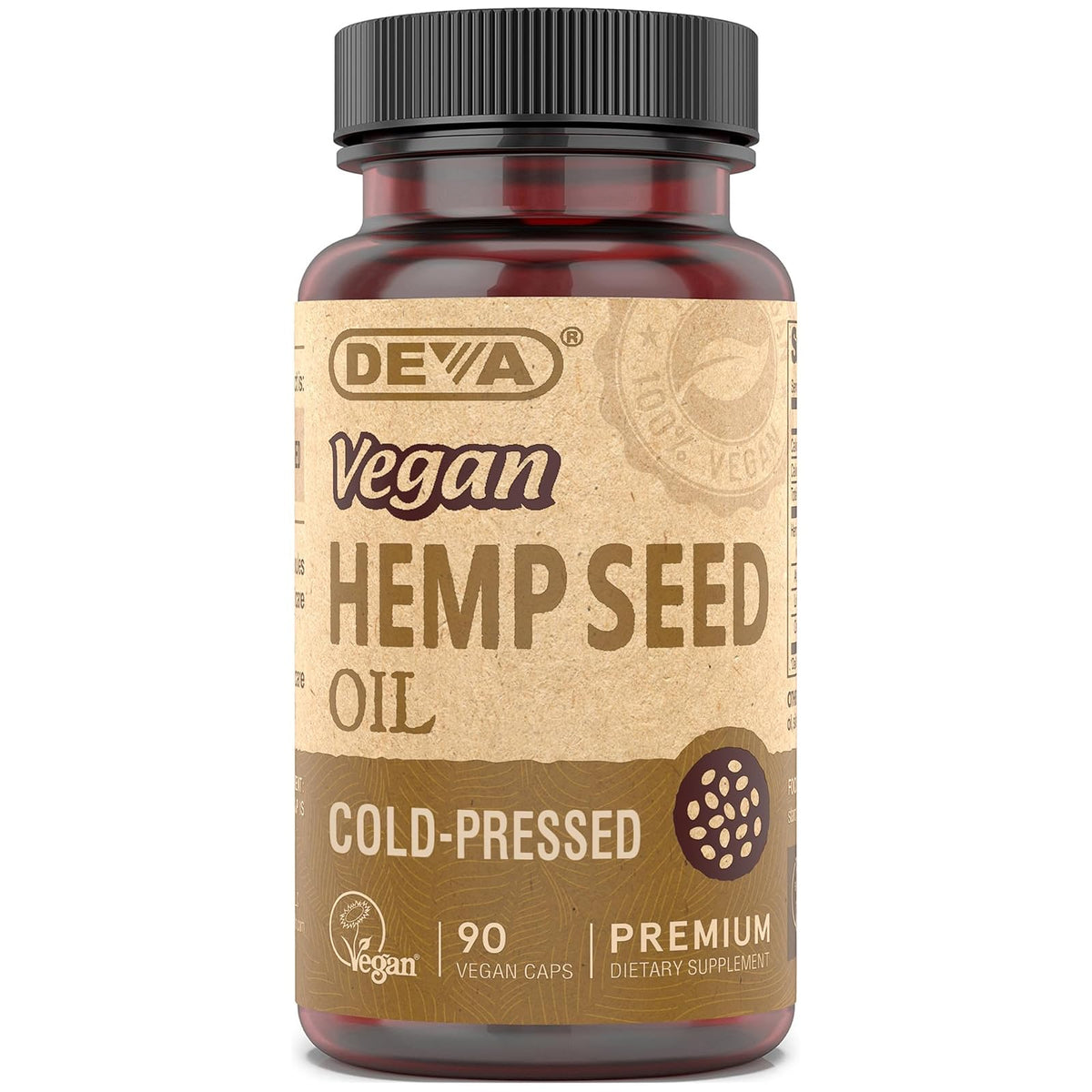 DEVA hemp seed oil capsules