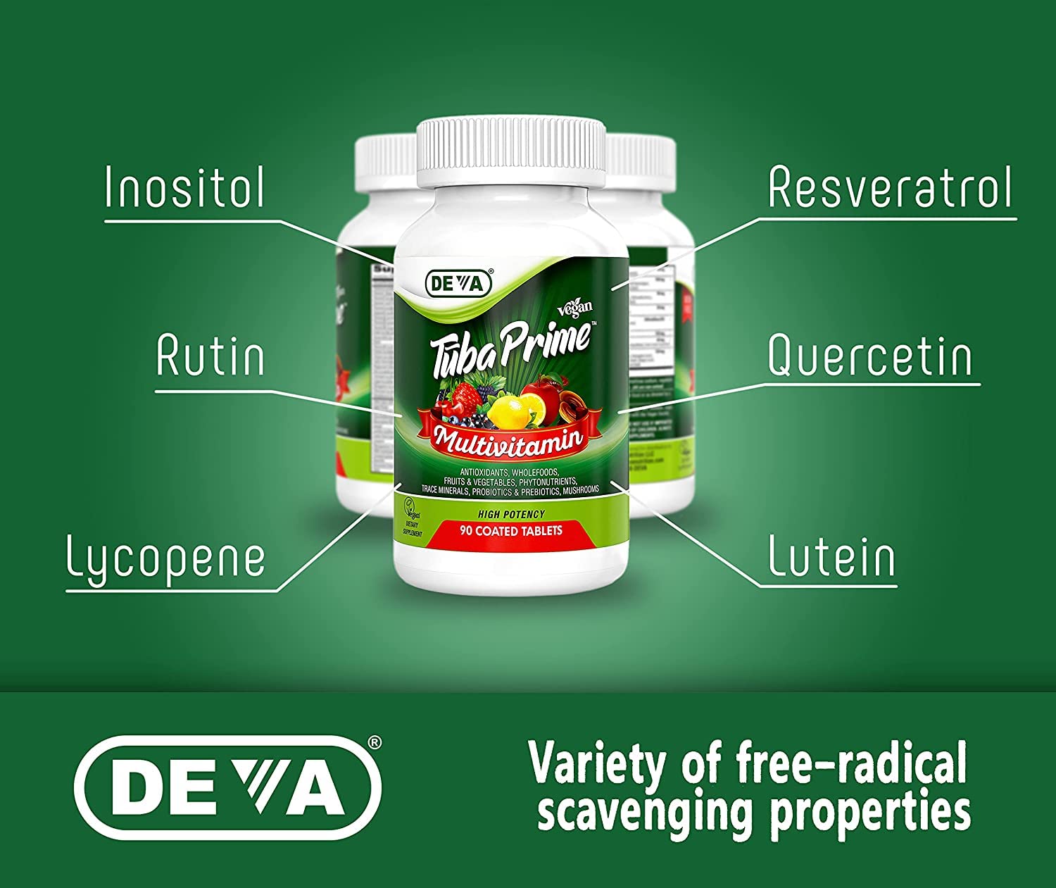 DEVA multivitamin tablets for seniors