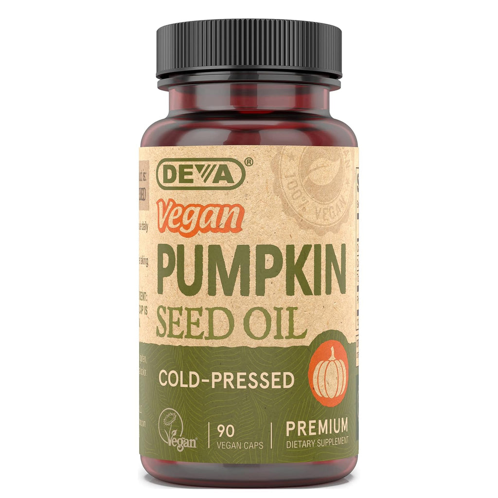 DEVA Nutrition pumpkin seed oil capsules