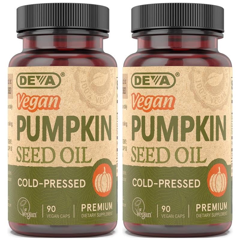 DEVA Nutrition pumpkin seed oil capsules