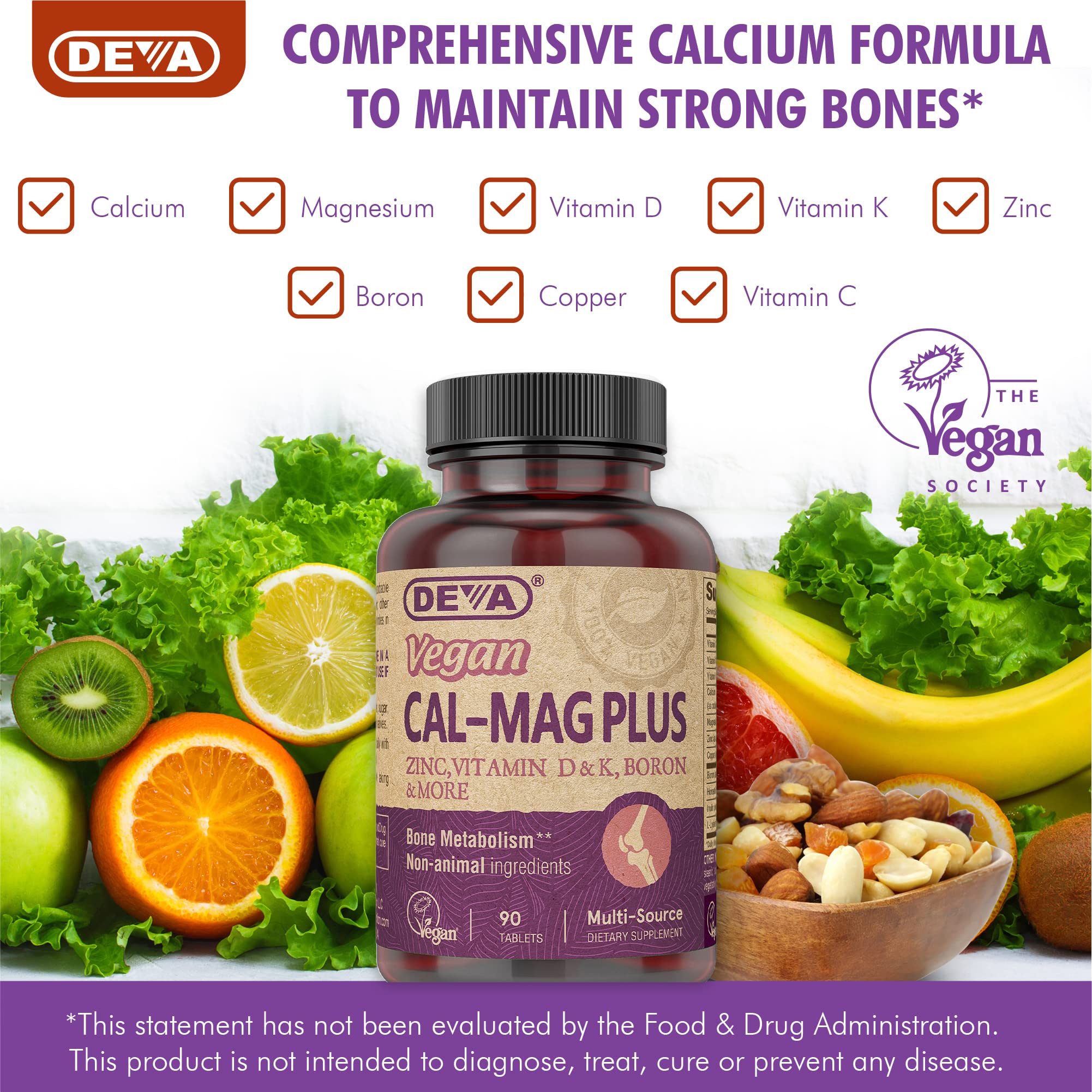 DEVA Vegan Cal for active lifestyles
