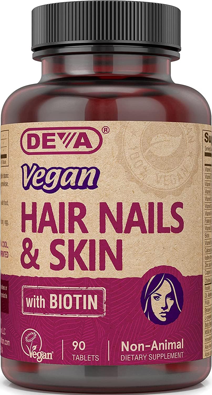 DEVA Vegan Hair vitamins for healthy skin
