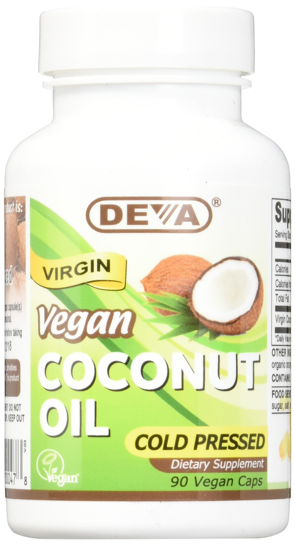 Deva Vegan multiminerals coconut oil benefits