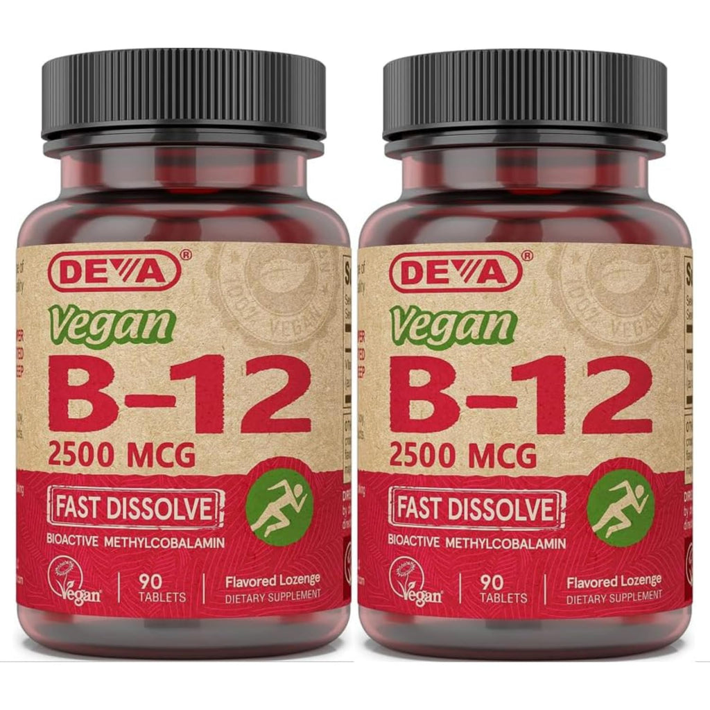 DEVA vegan vitamin B12 sublingual tablets