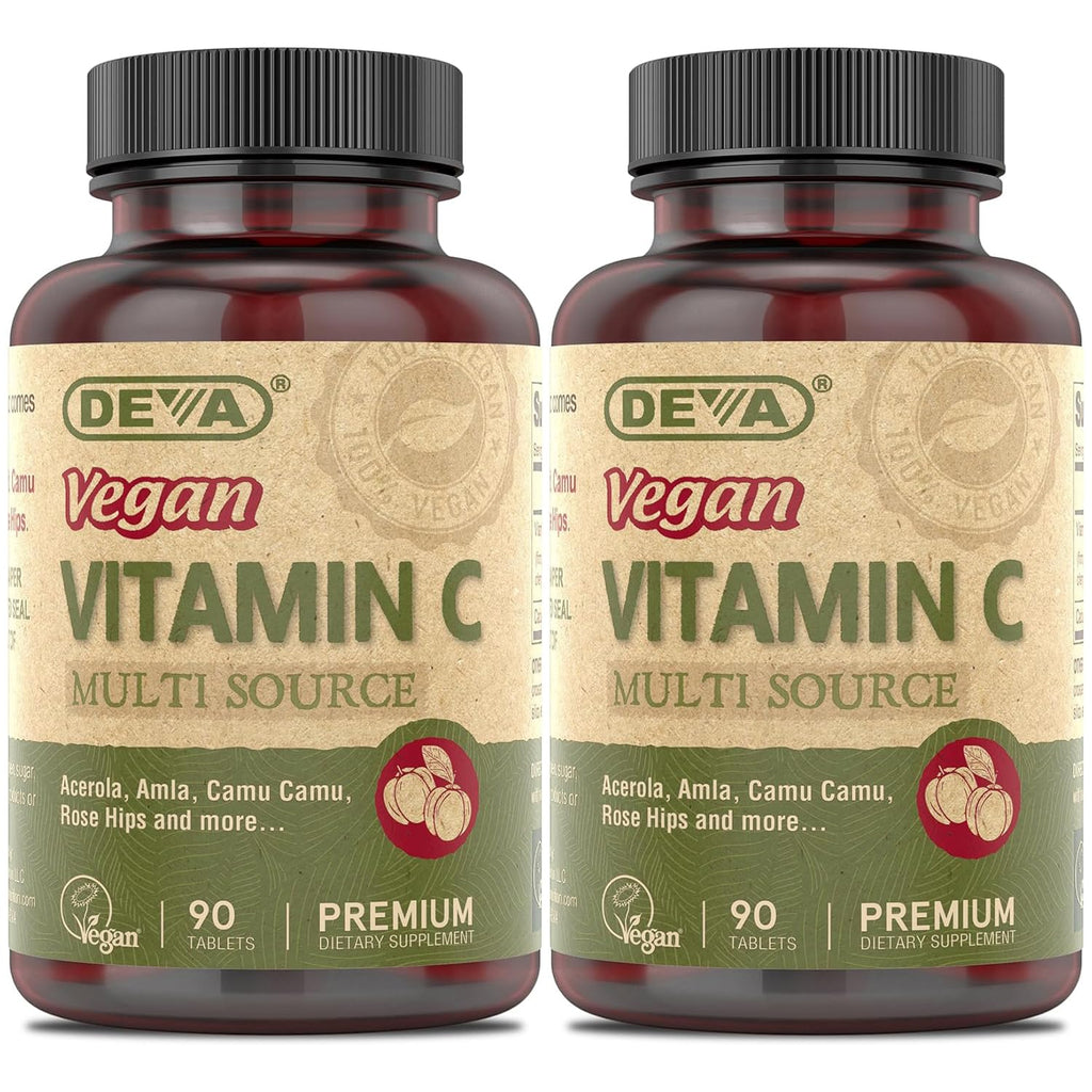 DEVA Vegan Vitamin C tablets pack
