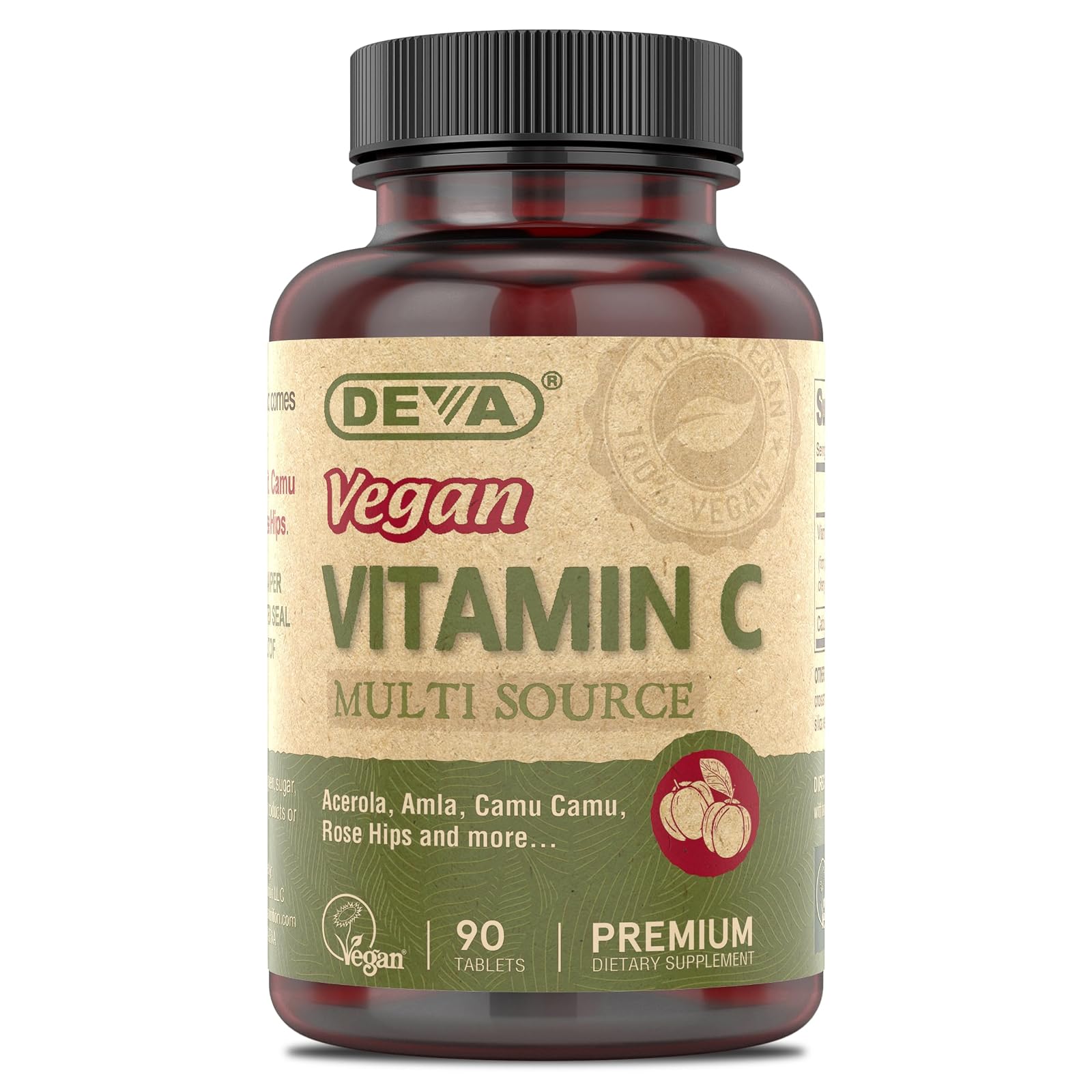 DEVA Vegan Vitamin C tablets