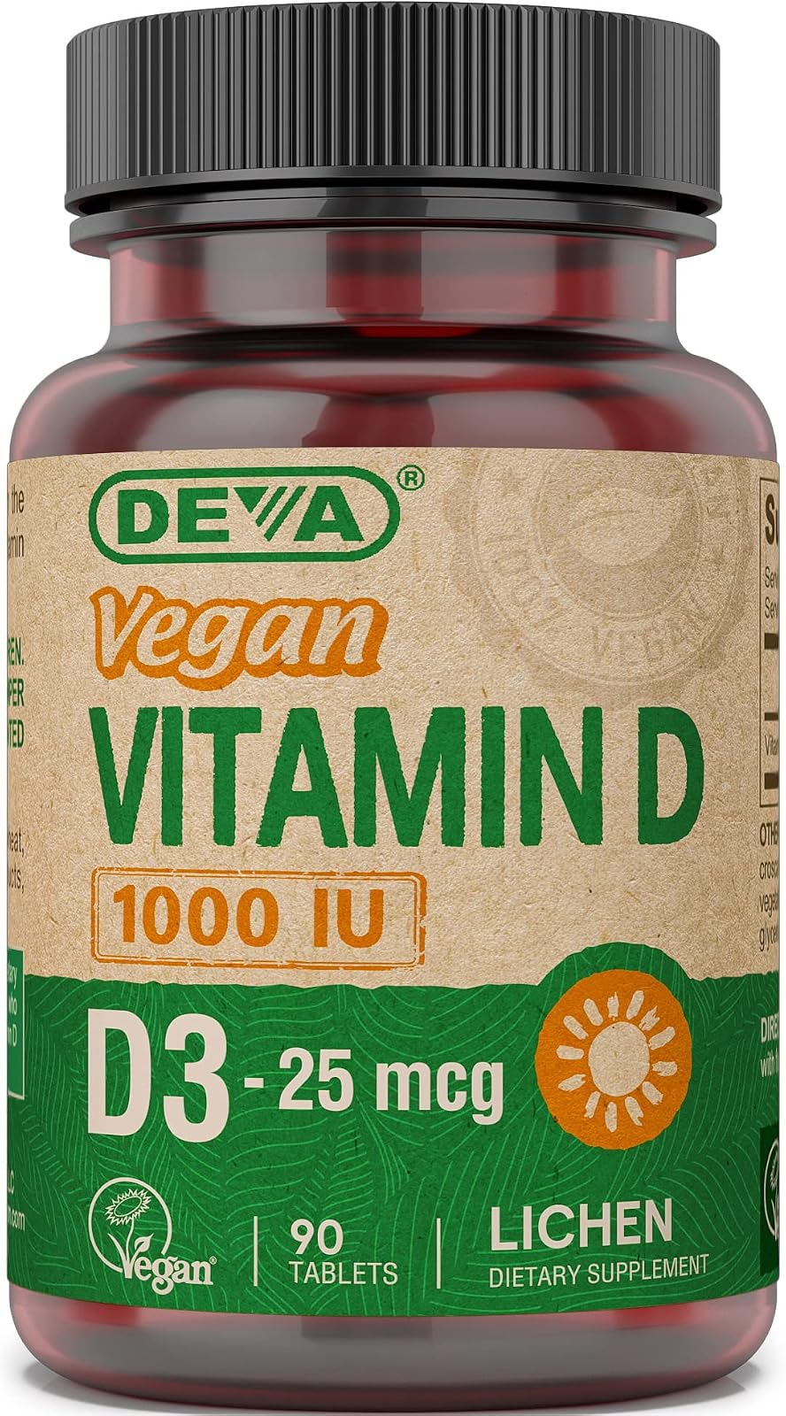 Deva Vegan Vitamin D3 tablets