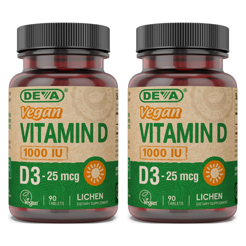 DEVA Vegan Vitamin D3 tablets