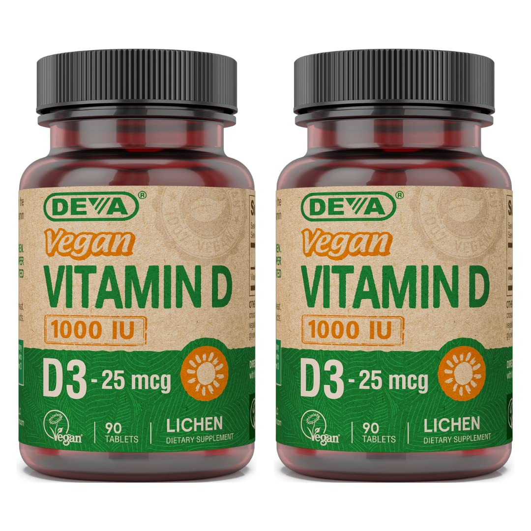 DEVA Vegan Vitamin D3 tablets