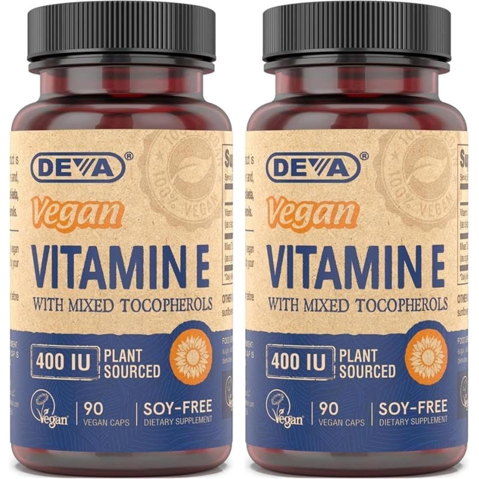 DEVA vitamin E 400 IU capsules