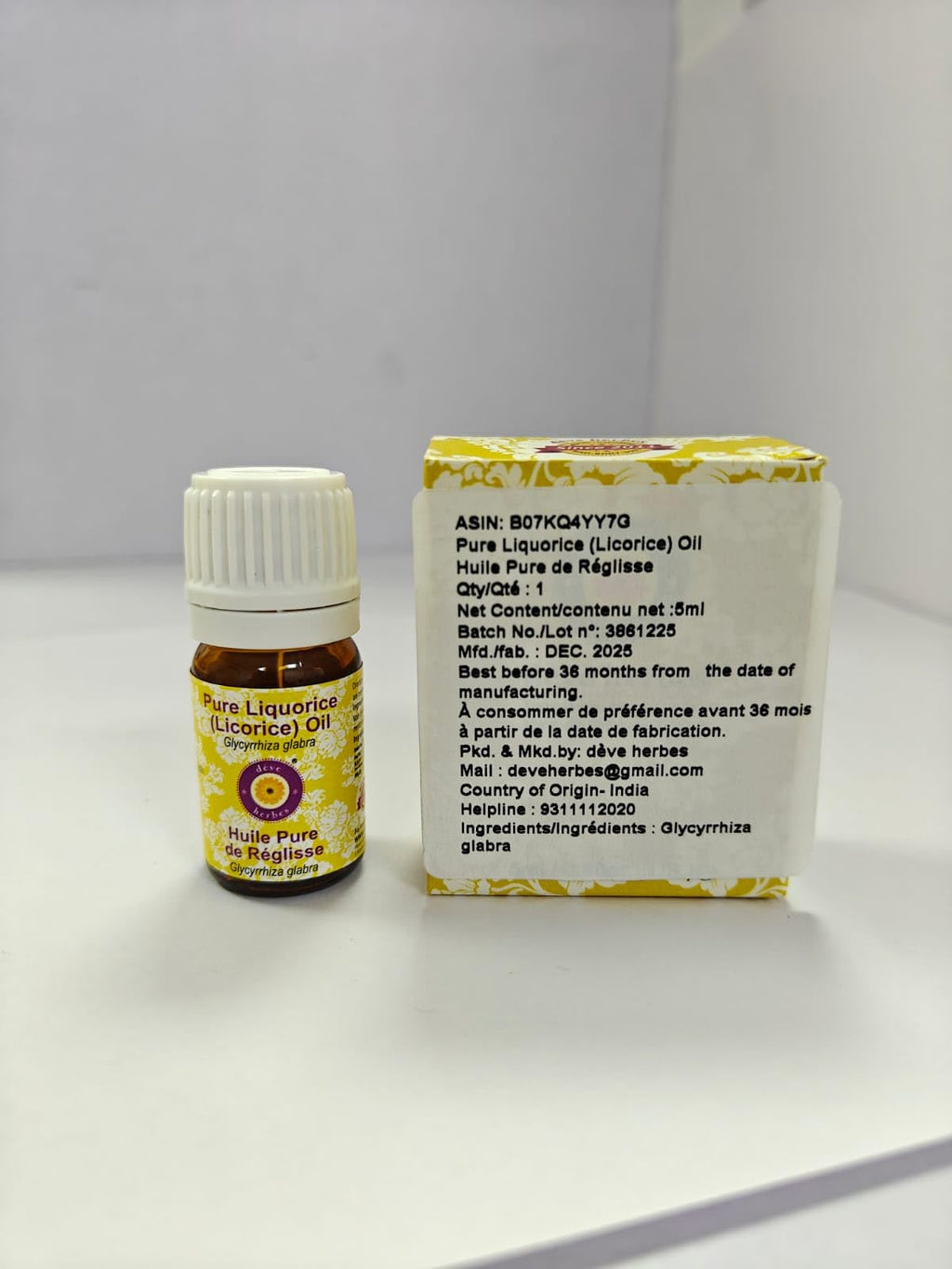 Deve Herbes herbal liquorice oil benefits