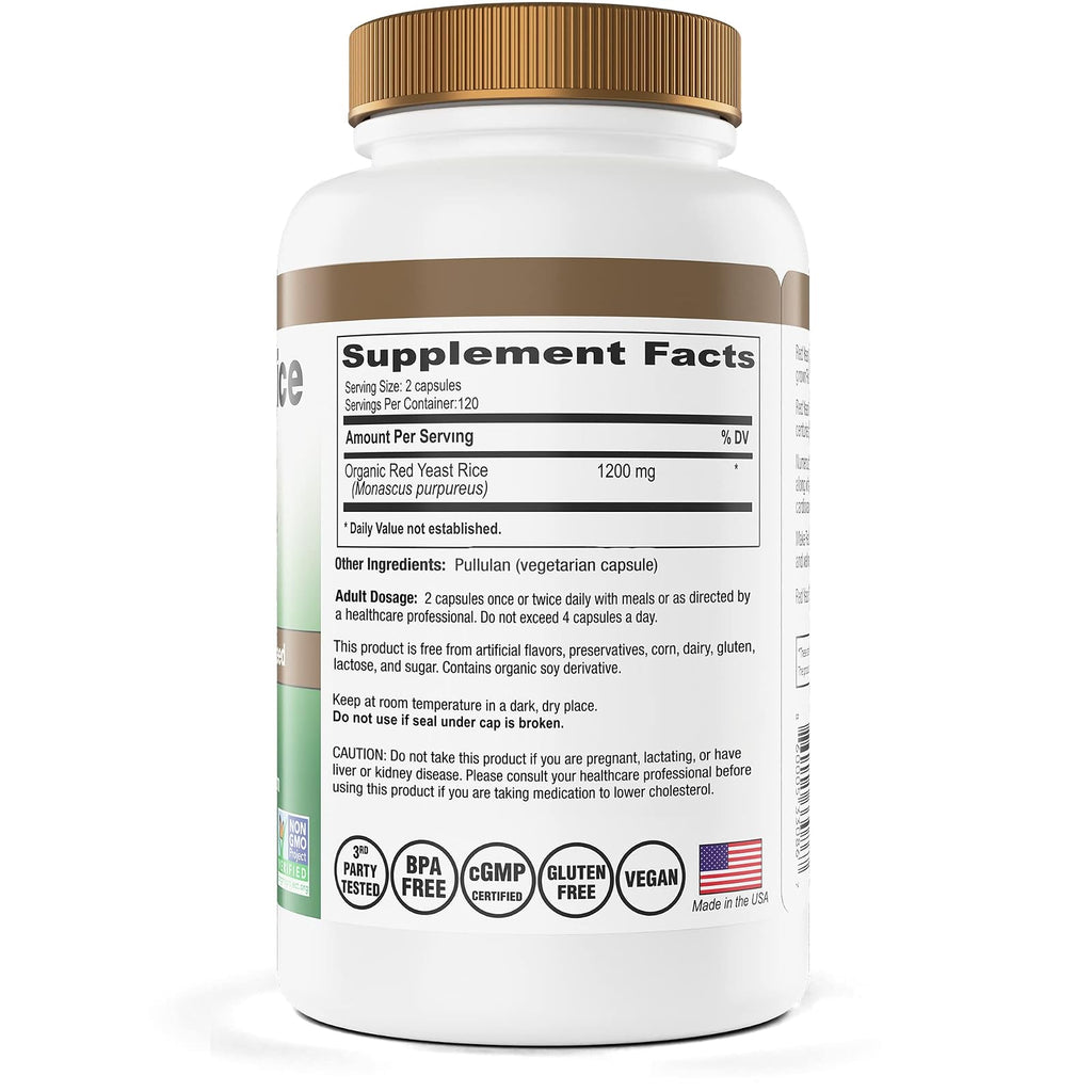 Devicare red yeast rice capsules