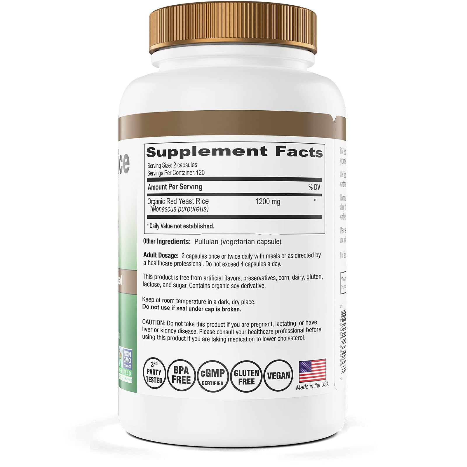 Devicare red yeast rice capsules