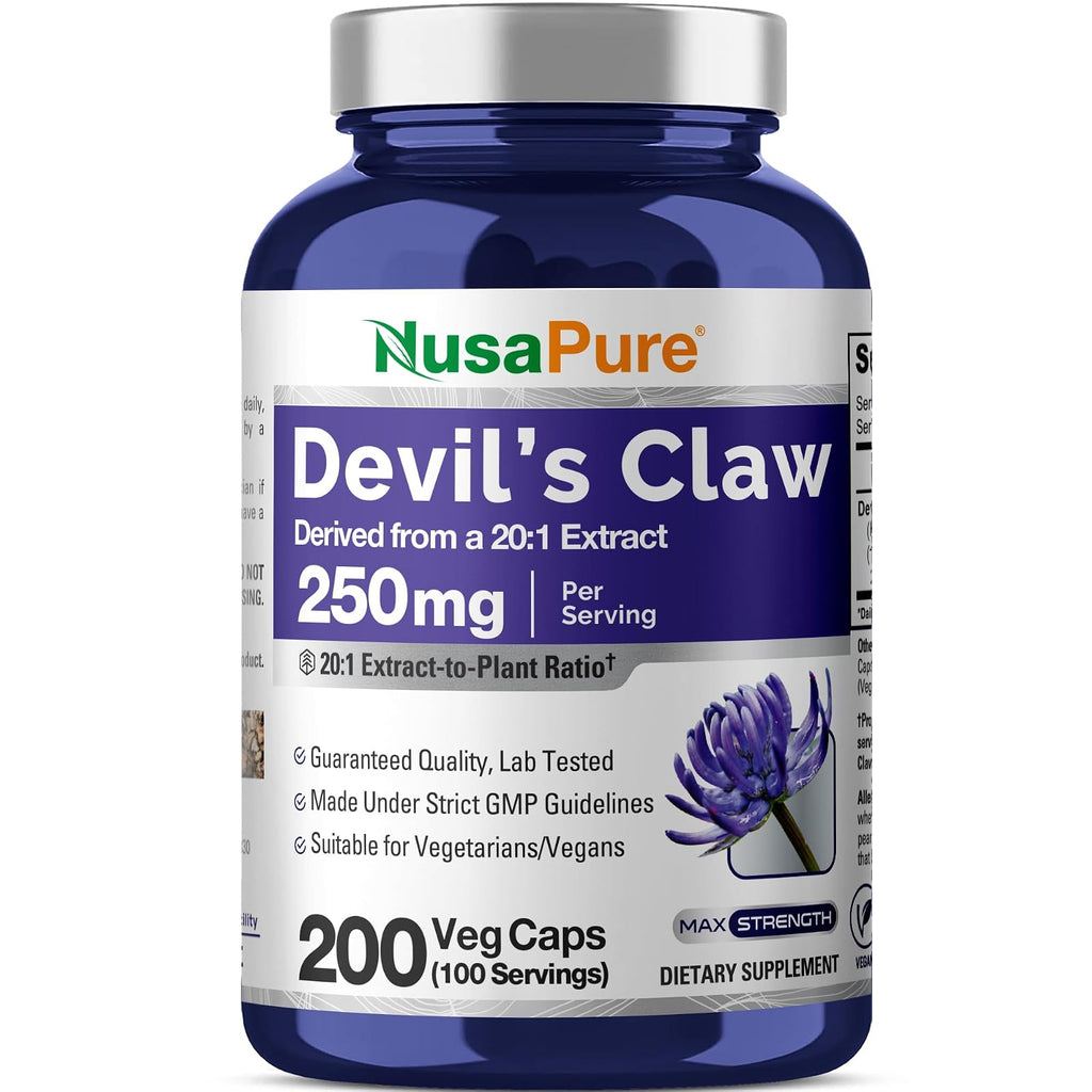 Devil's Claw 250 mg capsules for joint support