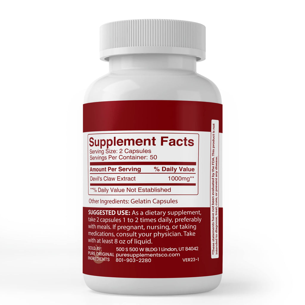 devil's claw health benefits