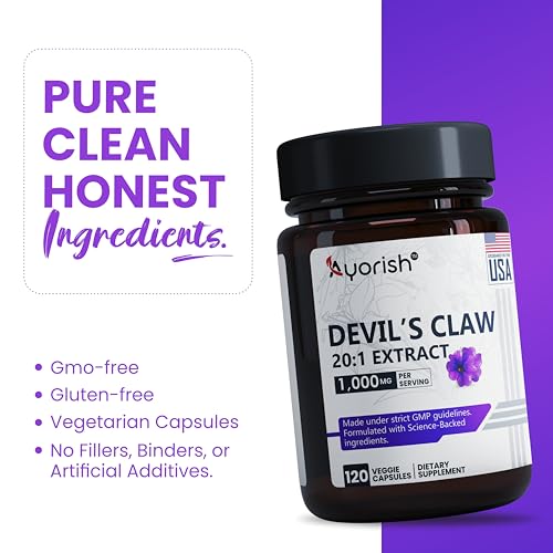 Devils Claw Capsules for muscle recovery