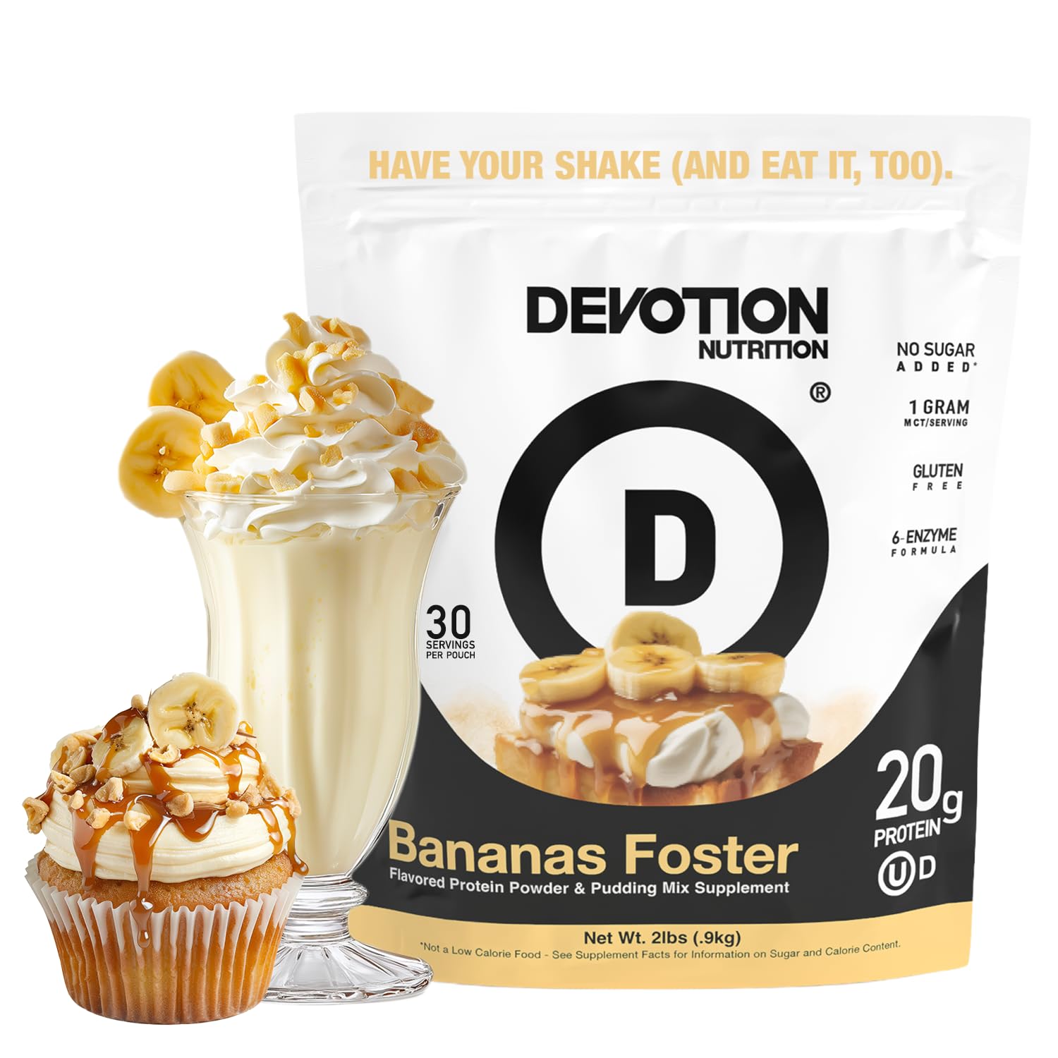 Devotion Nutrition Bananas Foster protein powder
