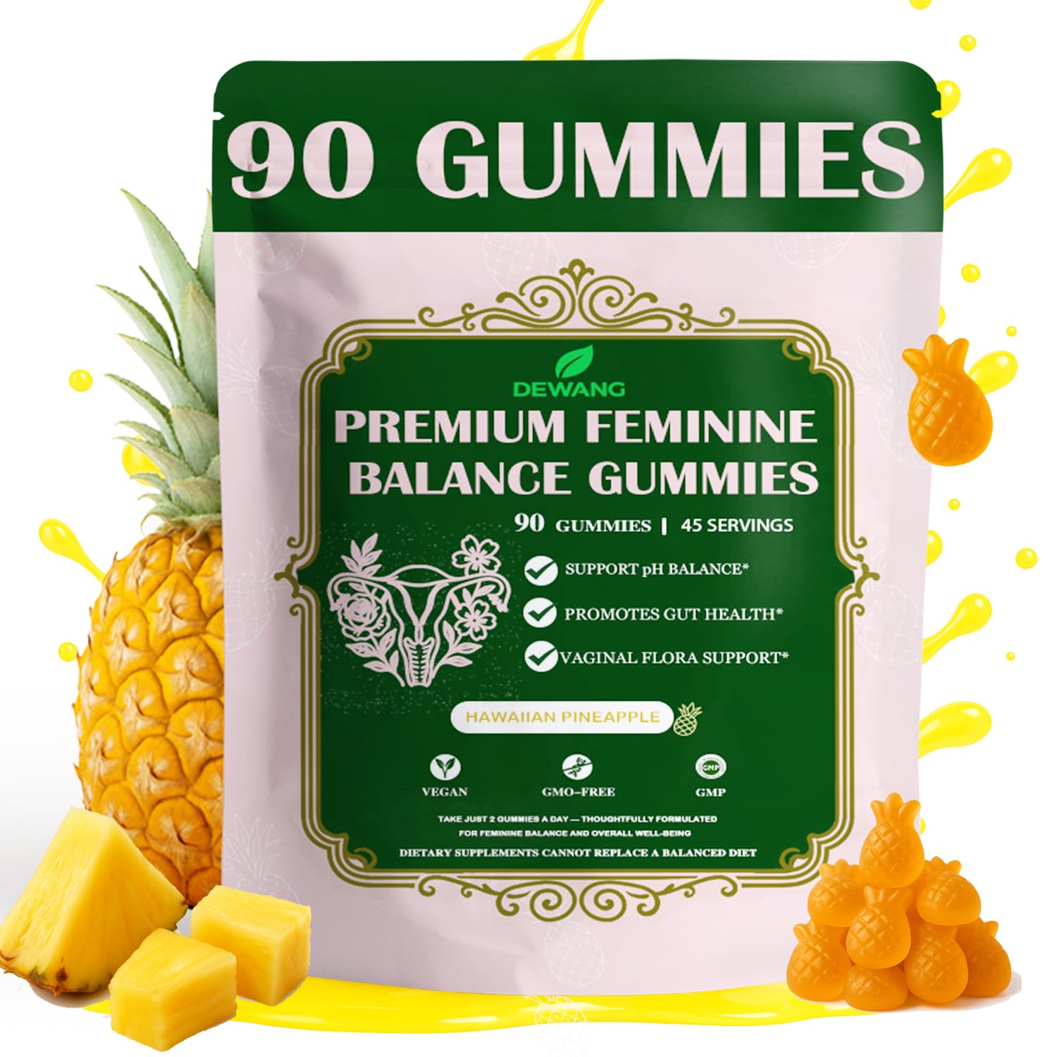 DEWANG feminine balance gummies for wellness