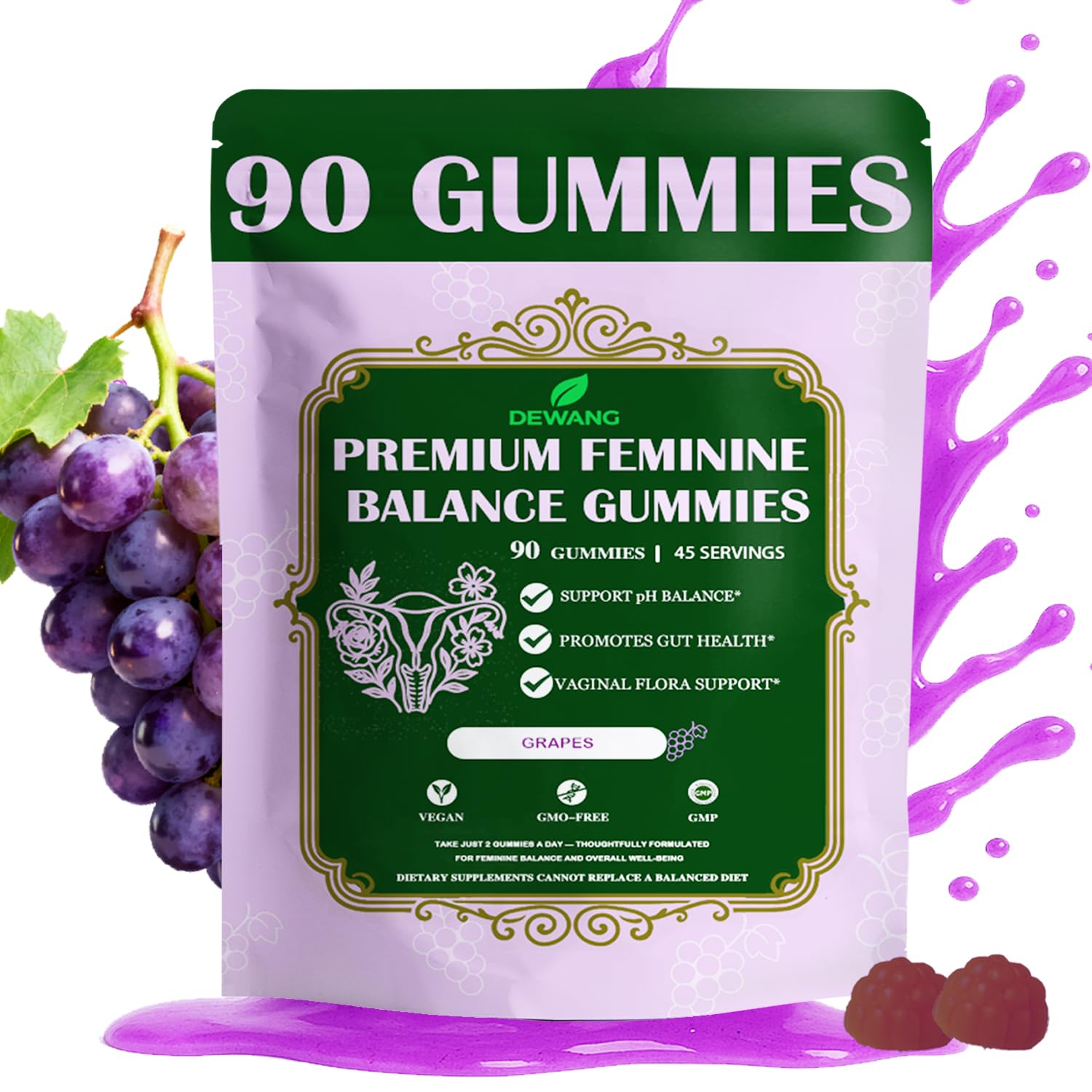 DEWANG Feminine Balance Gummies for women