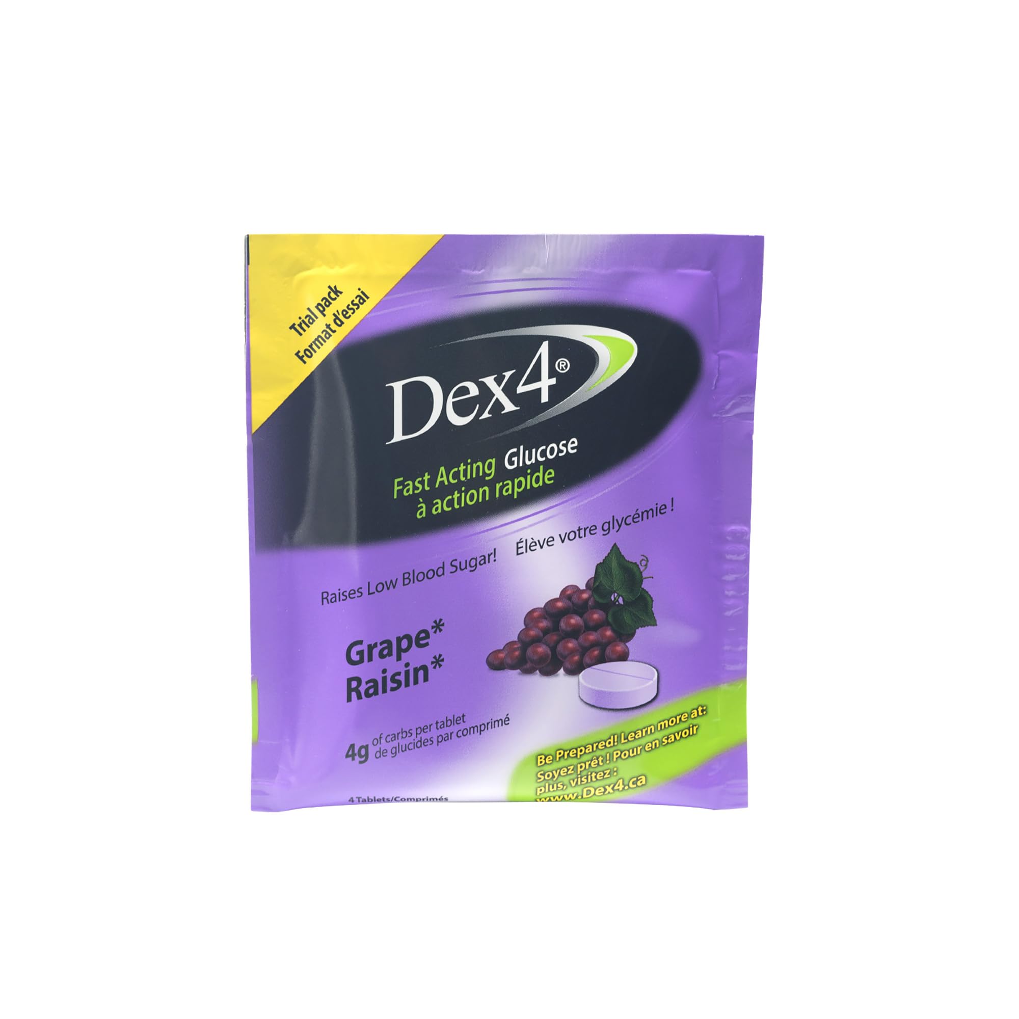 Dex4 glucose tablets grape flavor