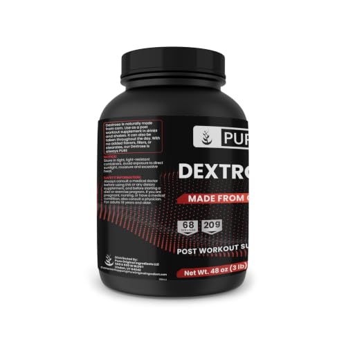 Dextrose monohydrate for energy boost