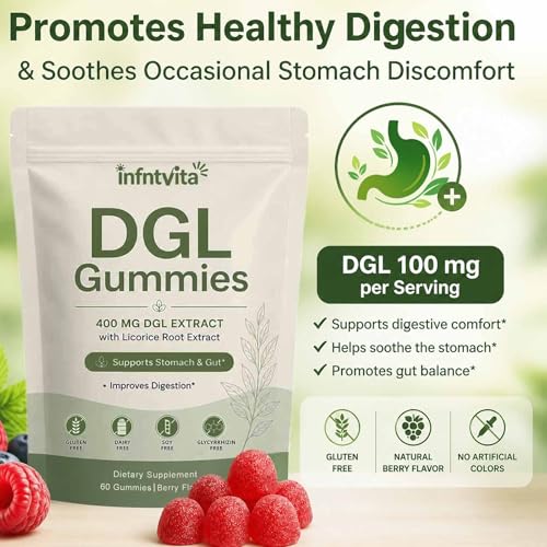 DGL gummies with soothing properties