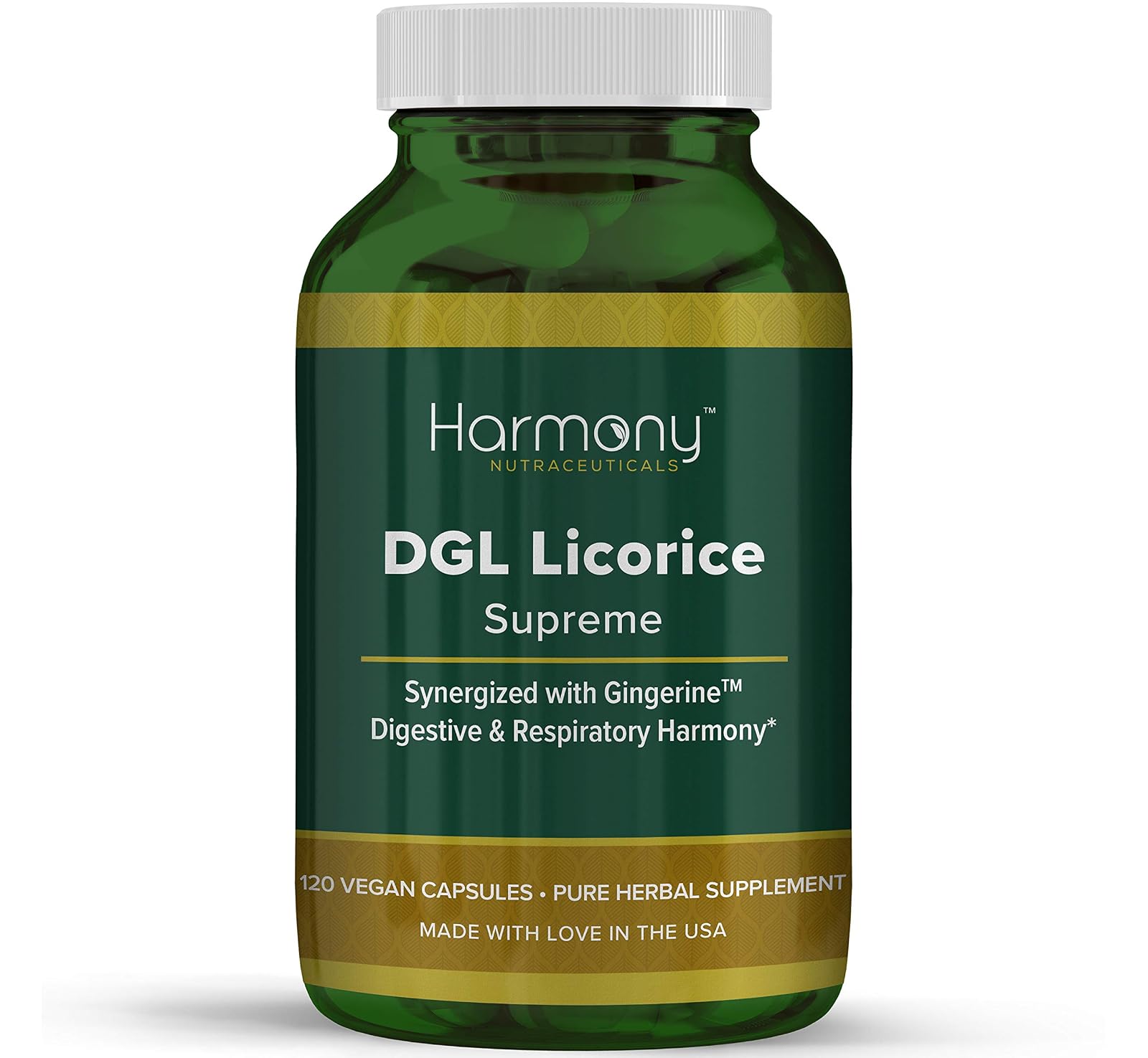 DGL licorice capsules for digestion