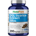 DGL licorice extract 500 mg capsules