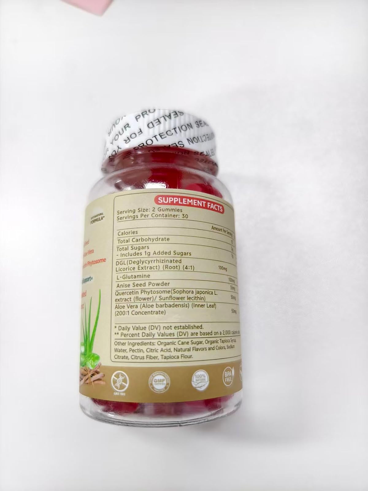 DGL licorice root chewable tablets