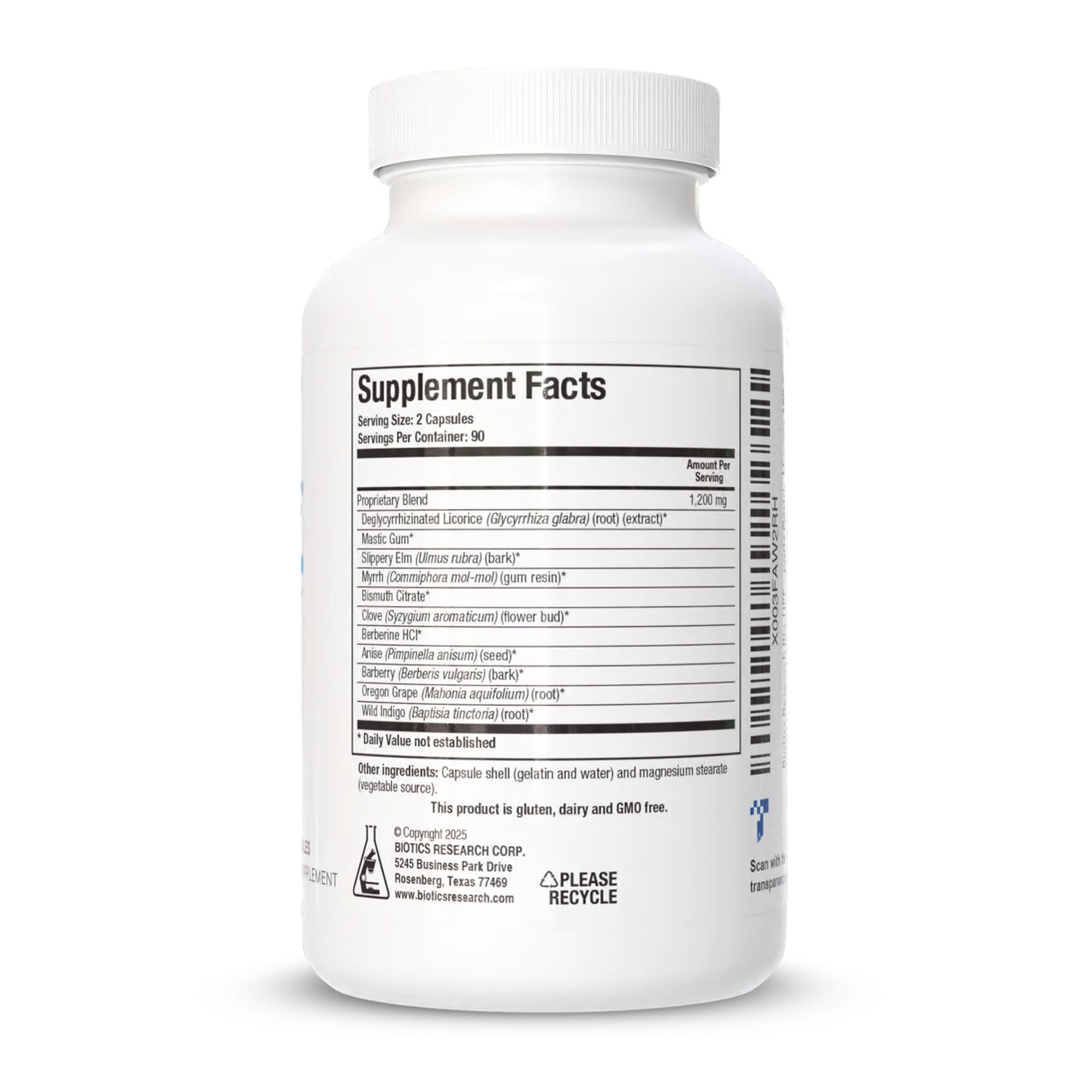DGL licorice root for digestive health