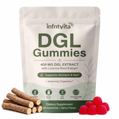 DGL licorice root gummies for digestion