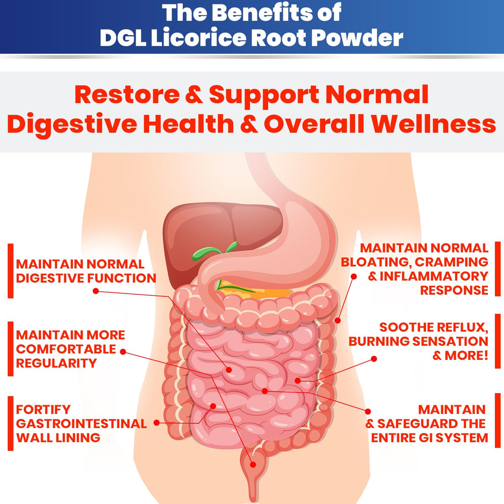 DGL licorice root powder for stress relief