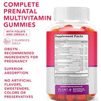 DHA and folate prenatal gummies