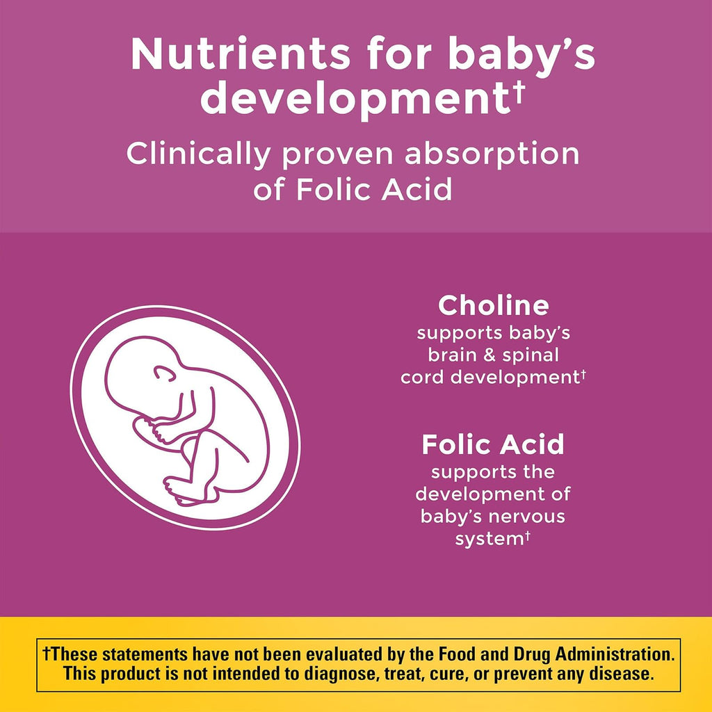 DHA and folic acid prenatal support