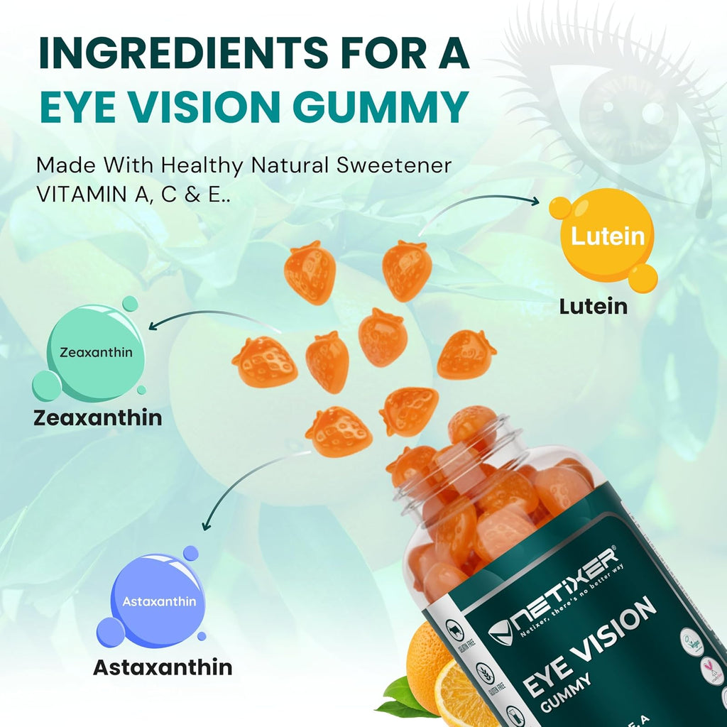 DHA enriched eye support gummies