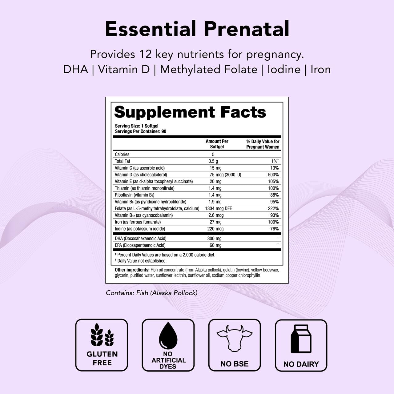 DHA enriched prenatal vitamins Canada