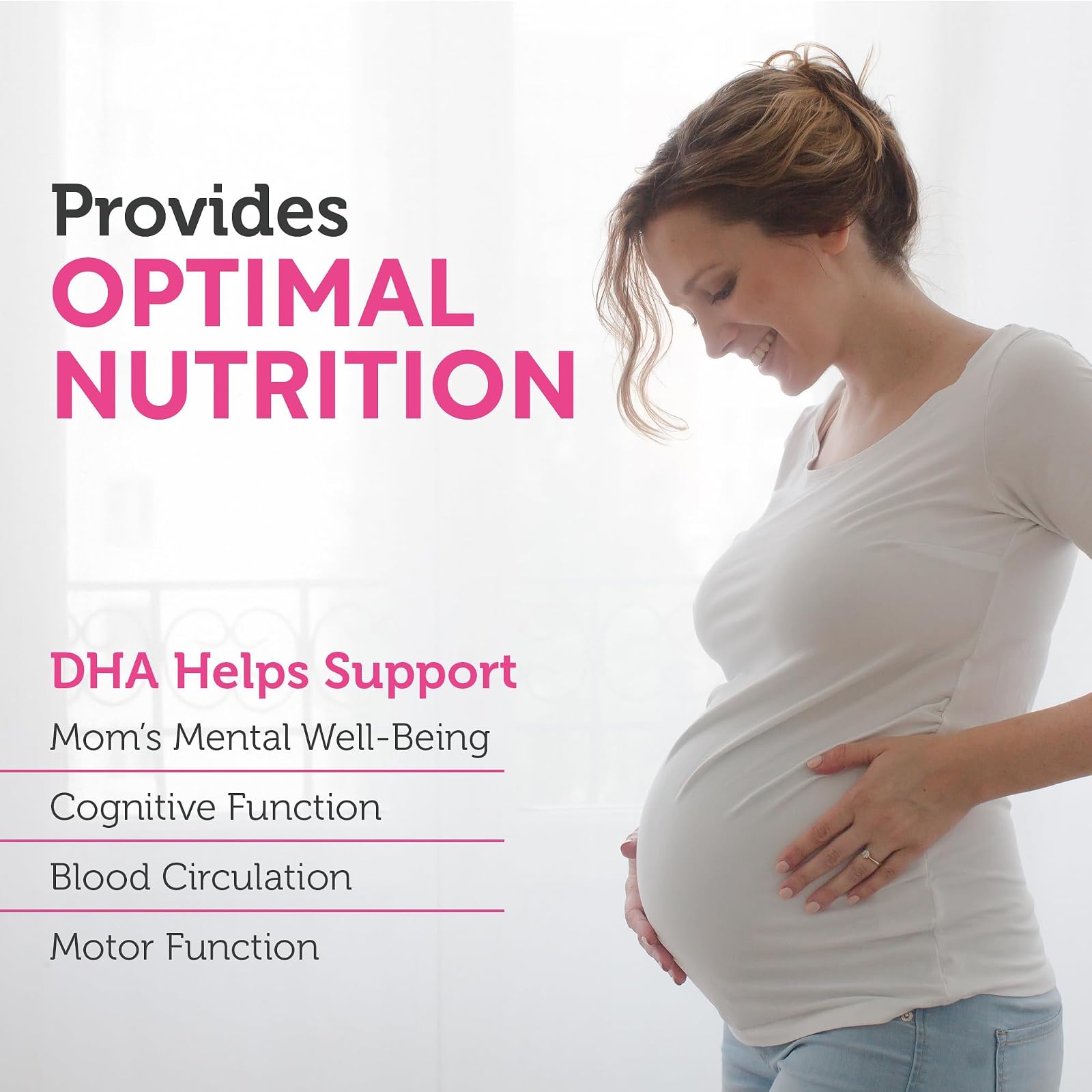 DHA enriched prenatal vitamins for development
