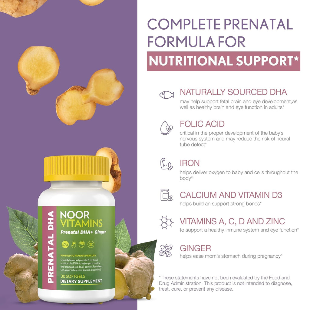 DHA enriched prenatal vitamins
