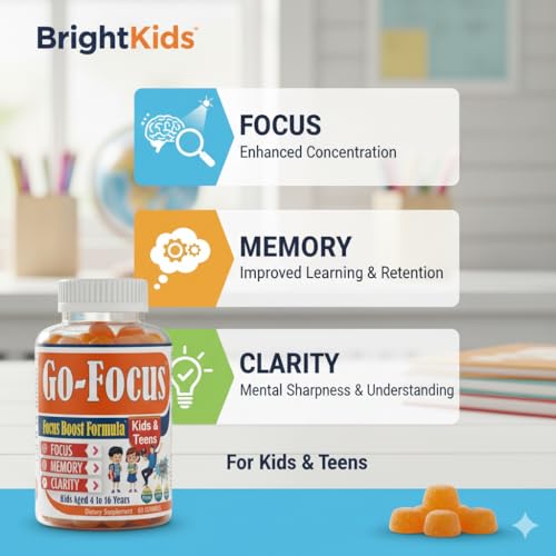 DHA focus gummies for children's health