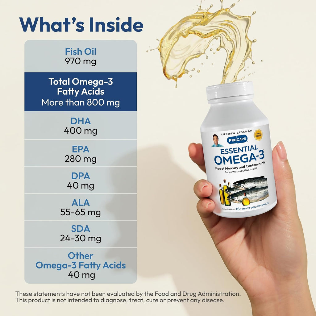 DHA softgels for brain support