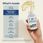 DHA softgels for brain support