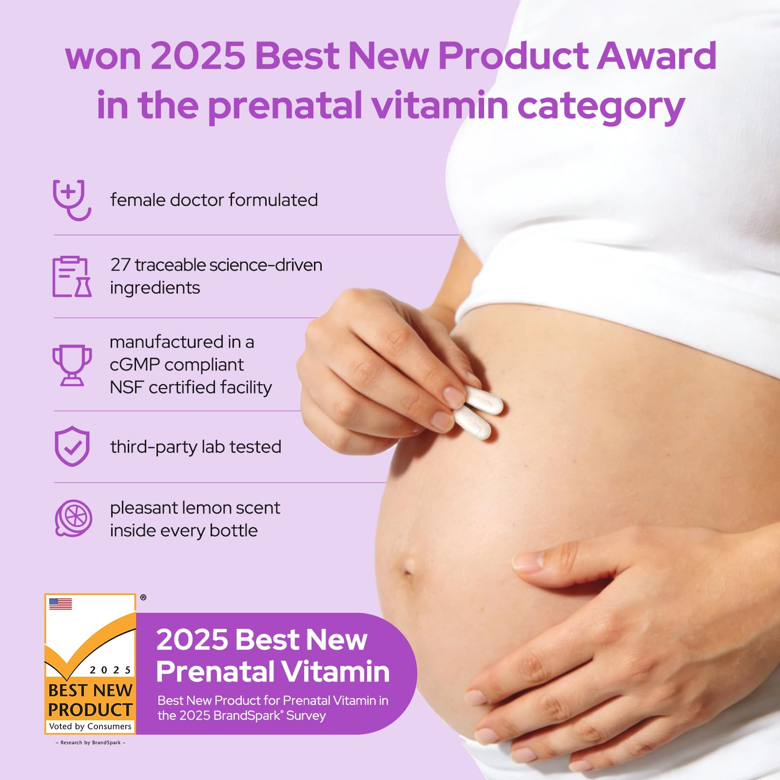 DHA softgels for fetal development