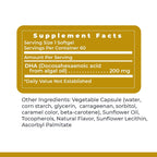 DHA supplement for daily vitality