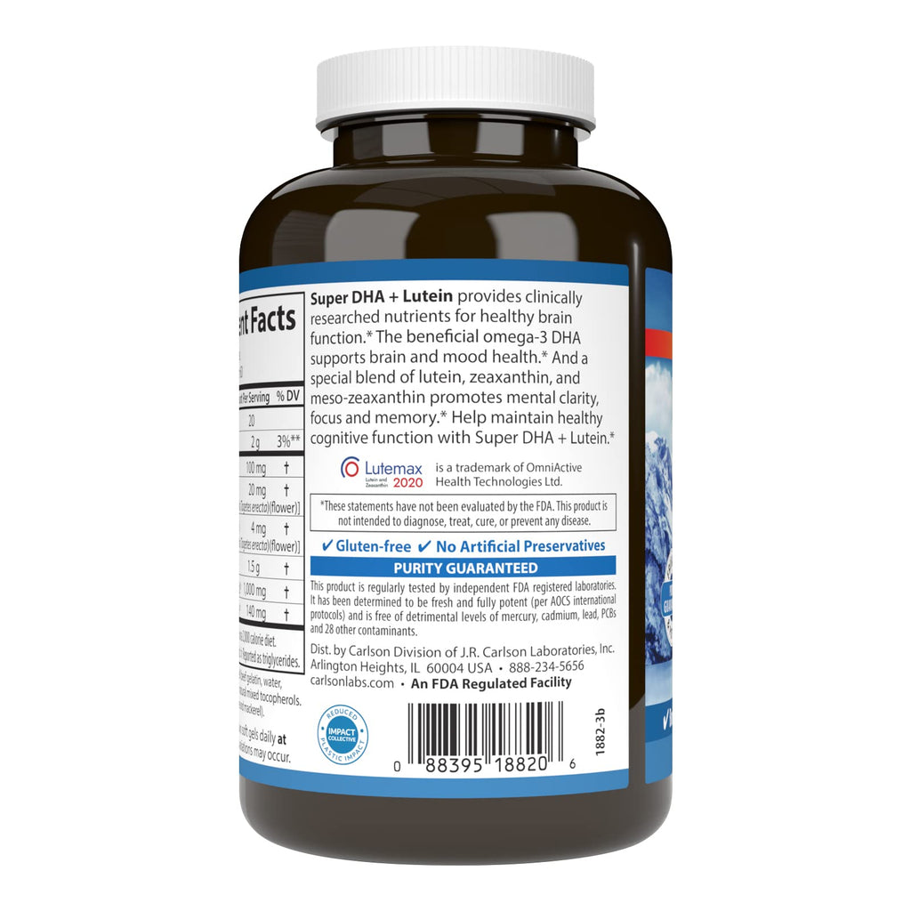 DHA with lutein for eye health