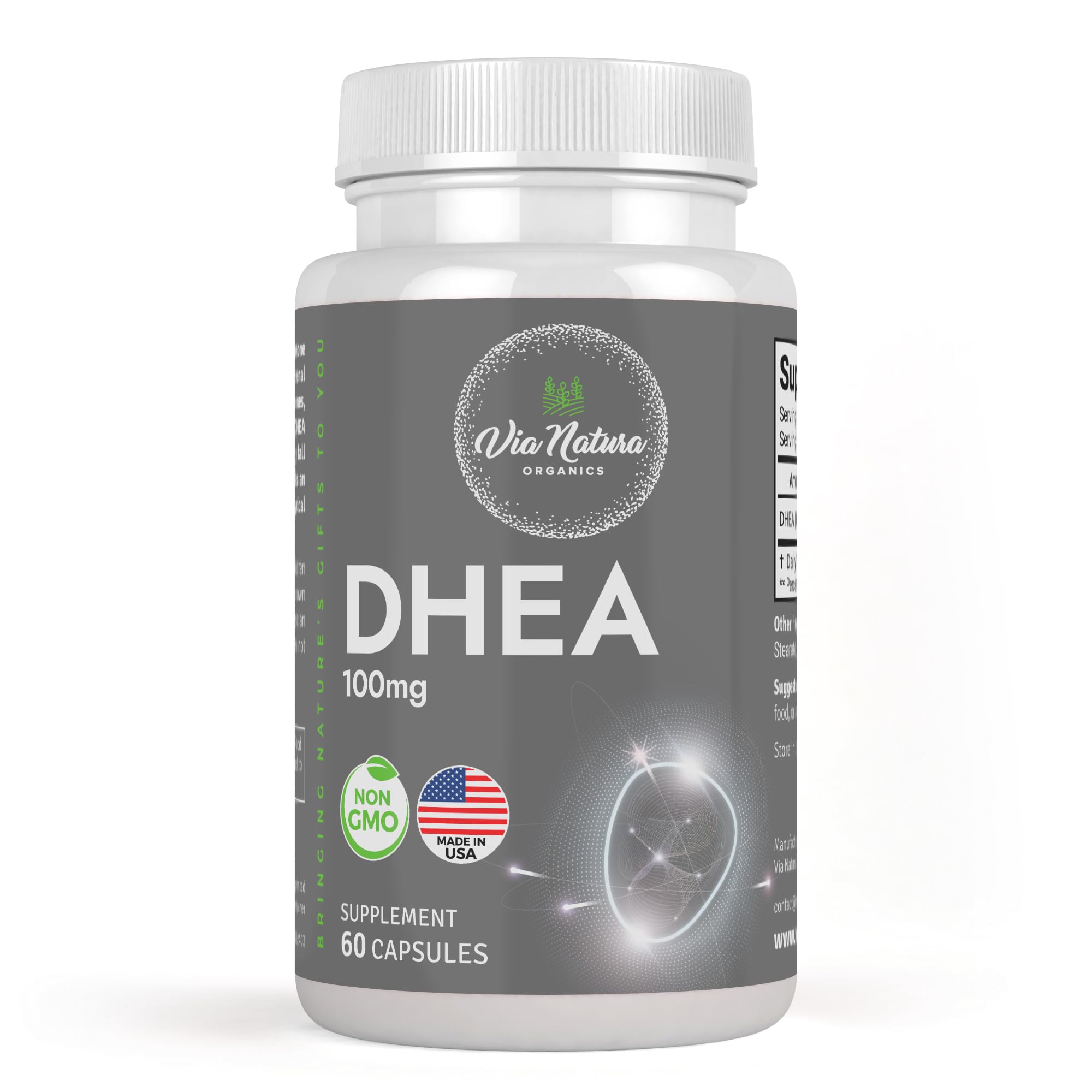 DHEA 100mg blended vitamin capsules