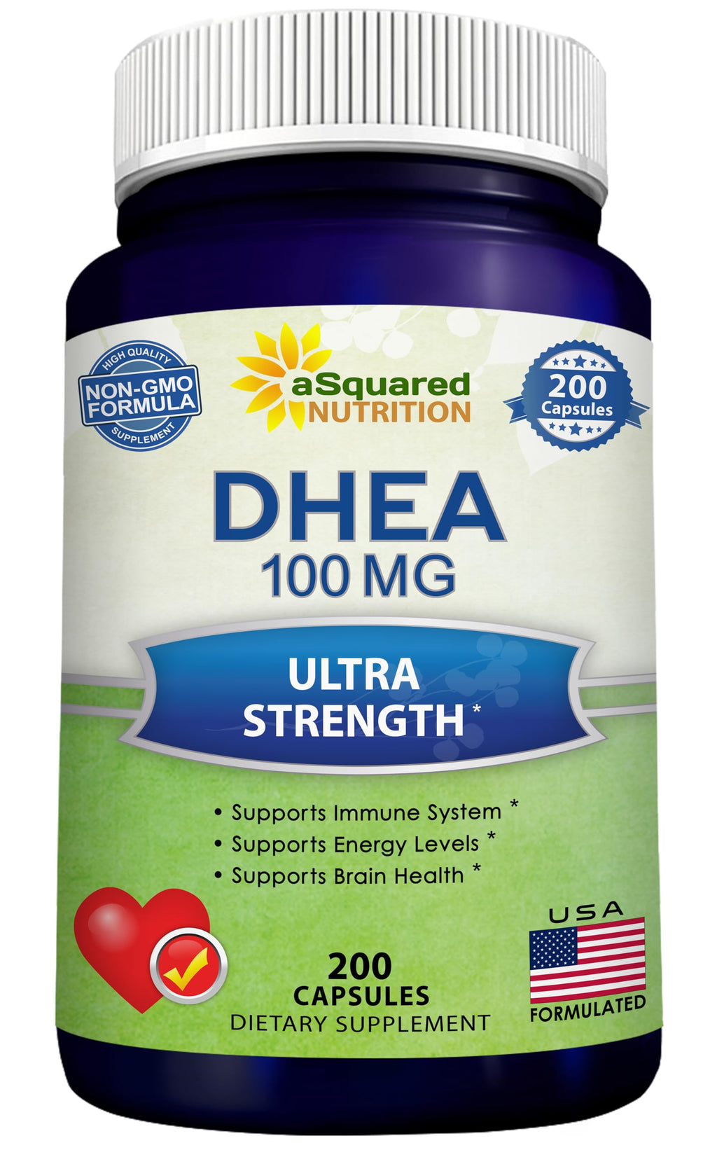 DHEA 100mg high potency capsules