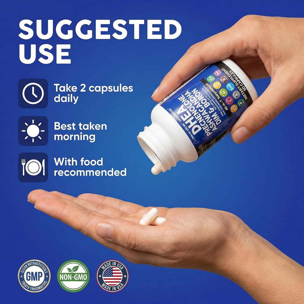 DHEA 200 mg natural health supplement