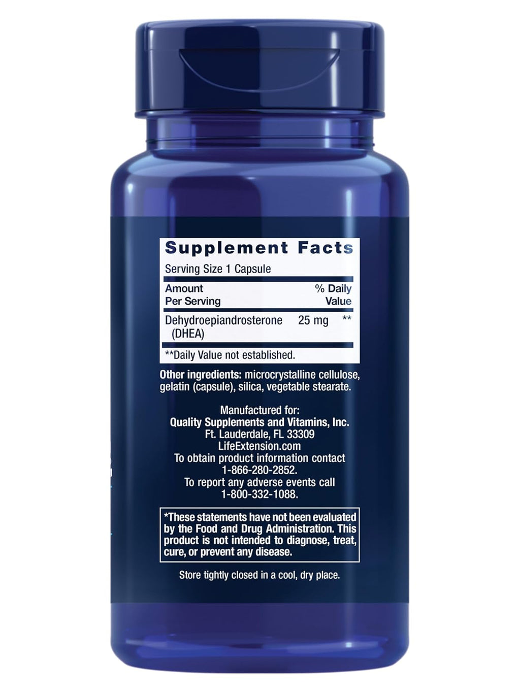 DHEA 25 mg multivitamin for men